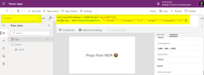How to pass an object from a model app driven app to a custom page ...